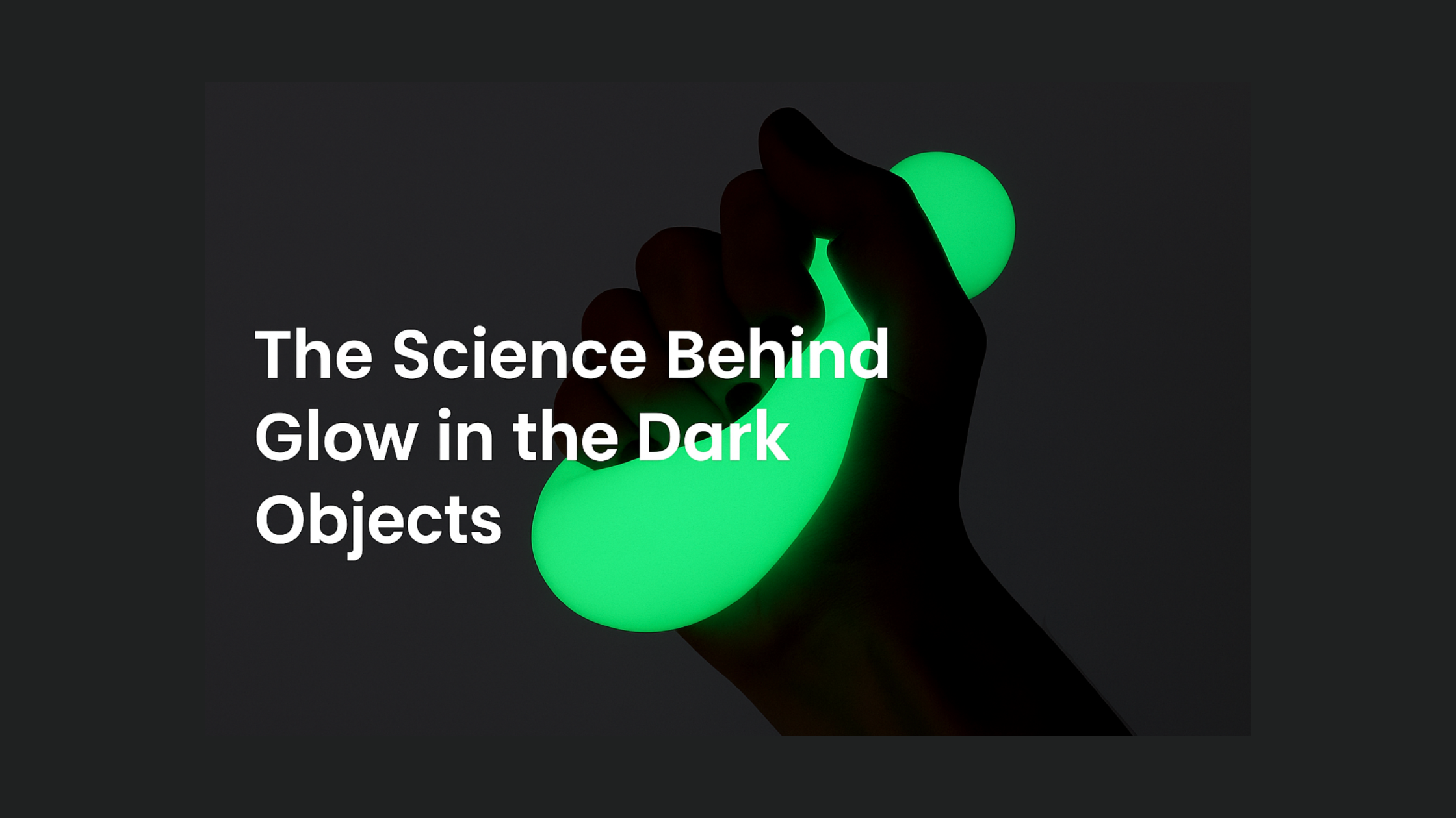 The Science Behind Glow in the Dark Objects – CMY Cubes