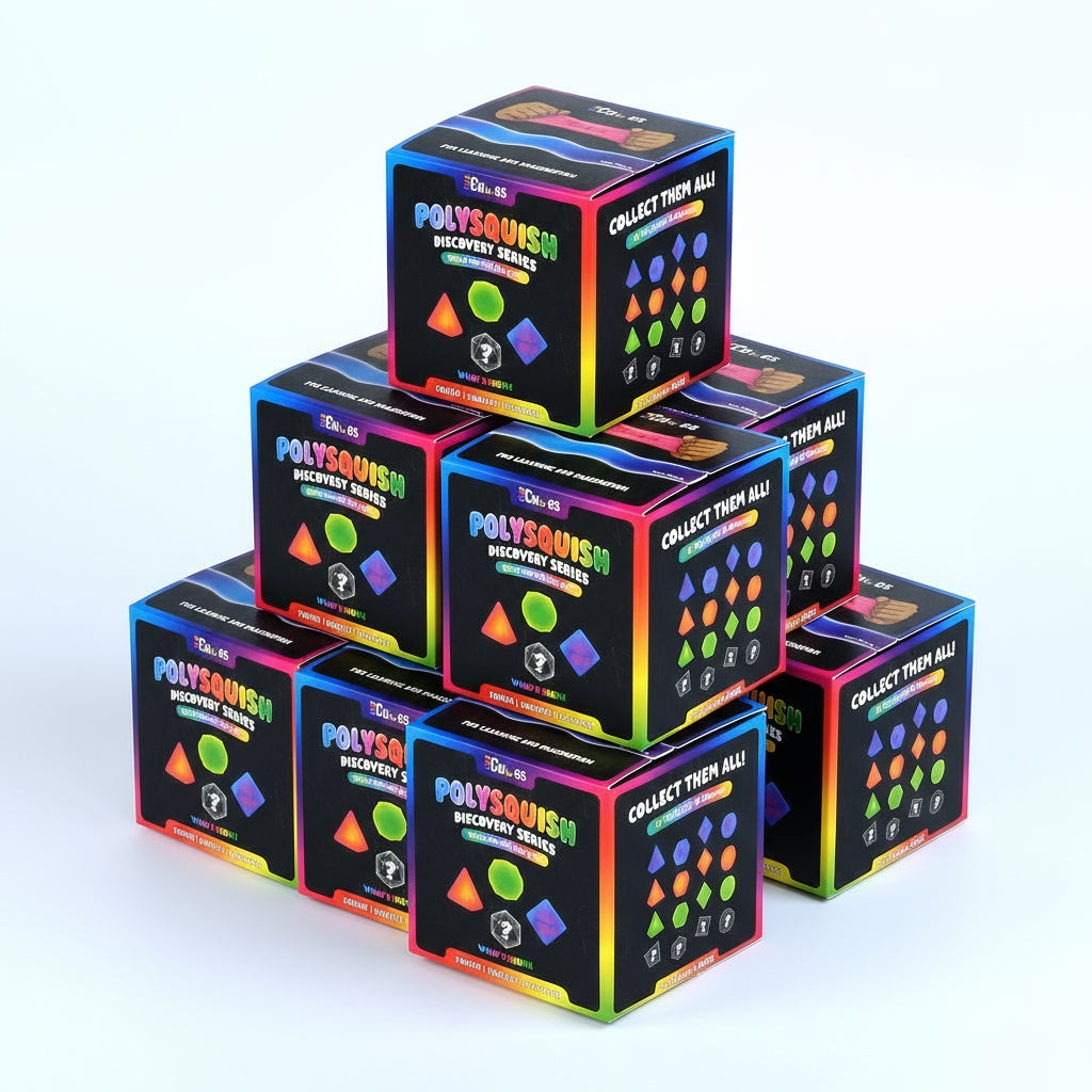 The PolySquish Discovery Series #1 BUNDLES – CMY Cubes